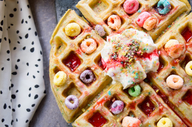 Froot Loops Cereal Waffles Recipe | Style & Living Profile | Atlanta ...